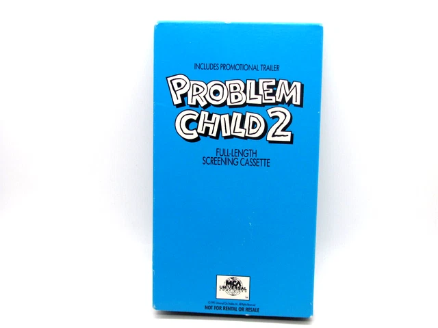 PROBLEM CHILD 2 - Full Lengh Screening Promotional Trailer (VHS) Tested ...