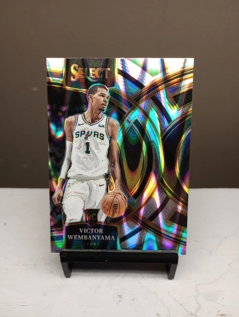 2023-24 PANINI SELECT Victor Wembanyama RC Premier Tectonic SPURS ...