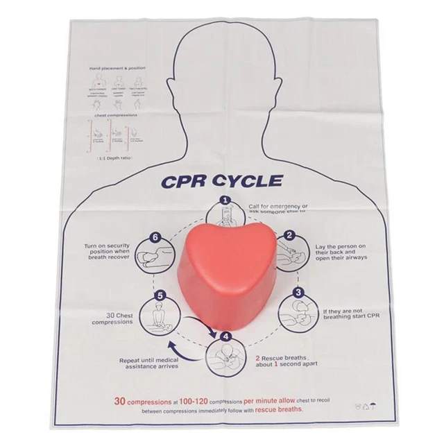 CPR PRACTICE MODEL Portable Heart-shaped Lightweight Multipurpose £25. ...