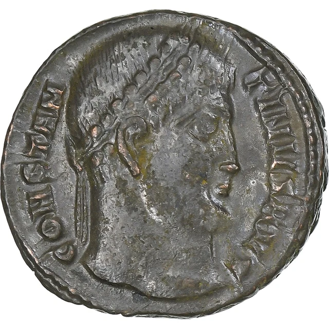 CONSTANTINE I, FOLLIS, 320, Thessalonica, Bronze, SS+, RIC:101 EUR 60 ...