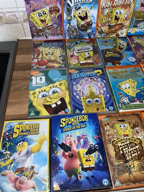 SPONGEBOB SQUAREPANTS DVD Bundle Nickelodeon Cartoon UK Region 2 Job ...
