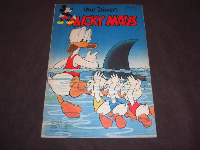 MICKY MAUS 6 von 1953, Ehapa, Carl Barks, ORIGINAL! EUR 26,50 - PicClick DE