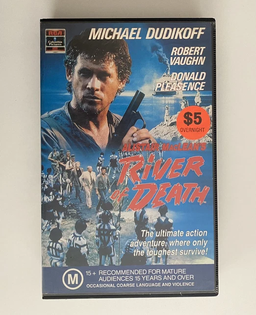 RIVER OF DEATH [VHS] RCA Columbia Video Ex-Rental Tape Michael Dudikoff ...