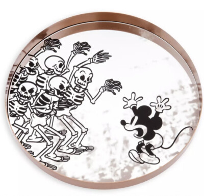DISNEY MICKEY MOUSE Skeleton Dance Tray Silly Symphony Halloween NEW £ ...