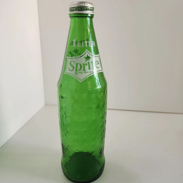 RARE VINTAGE 1970S-80S Sprite 1.0L Glass Bottle Collectible Empty From ...