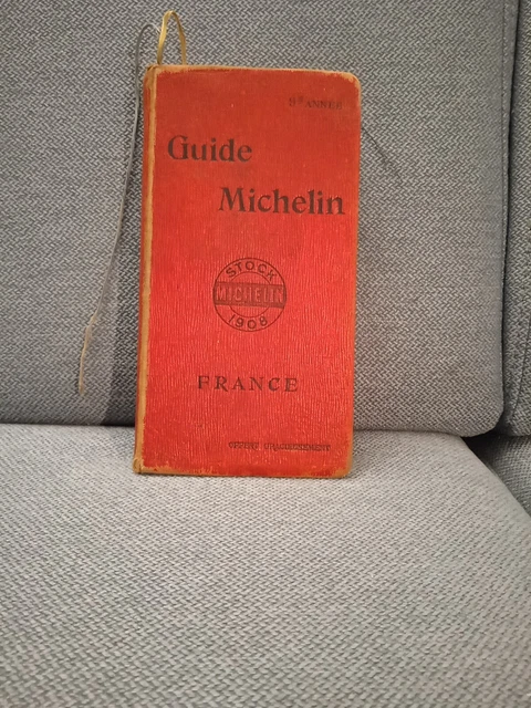 GUIDE MICHELIN 1908 EUR 480,00 - PicClick FR