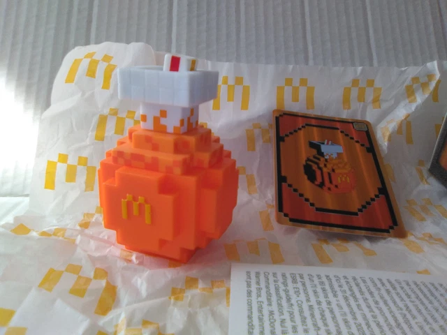 MCDONALDS CANADA 2025 A Minecraft Movie Meal SODA POTION Toy Sealed ...
