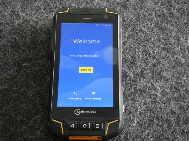I.SAFE MOBILE ISAFE IS520.2 Ex geschütztes Smartphone IP64 EUR 250,00 ...