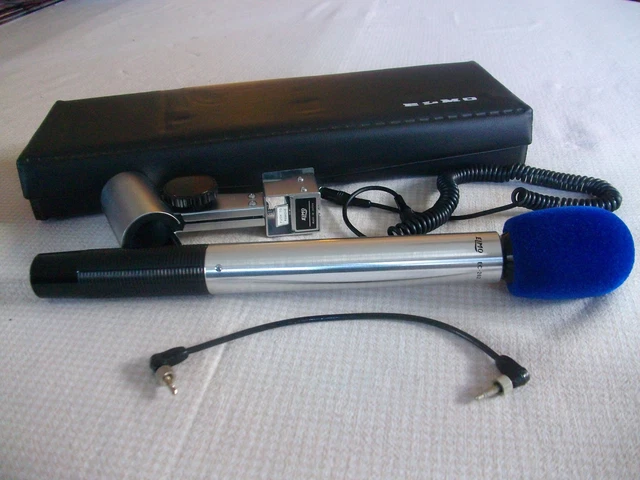 MICROPHONE ELMO EC-202 Avec Son Pied Ses Cables Et So Coffret Ttbe EUR ...