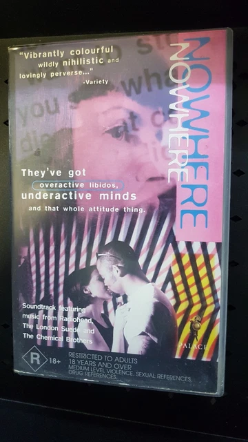 NOWHERE RARE VHS Video,Pal,Cult,90s,Gen-x,Punk,LGBTQ,Subversive,Jeremy ...