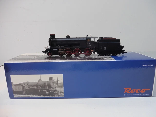ROCO 72120 ÖBB 38.4114 Dampflok gleichstrom analog Spur H0 EUR 325,00 ...