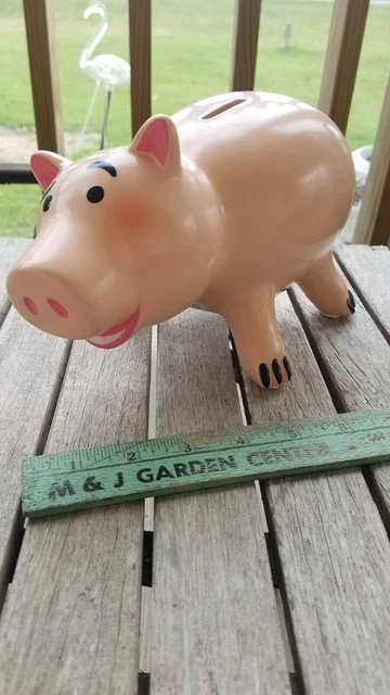 TOY STORY HAMM Coins Save Money Box Piggy Bank Pink Ham Pig U.S Seller ...