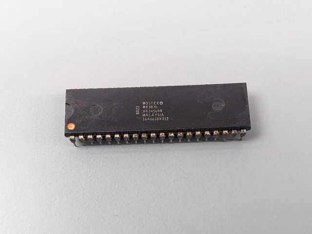 MOSTEK MK14569 (16A6618X012 Mask ROM) 3870 Microcontroller IC ~ US ...