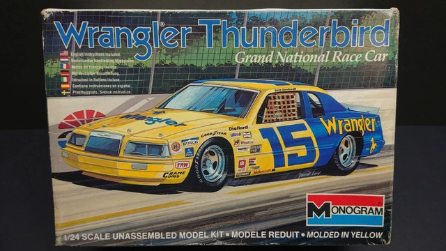MONOGRAM FORD THUNDERBIRD Stock Car - 1/24 Scale Model Kit Collection ...