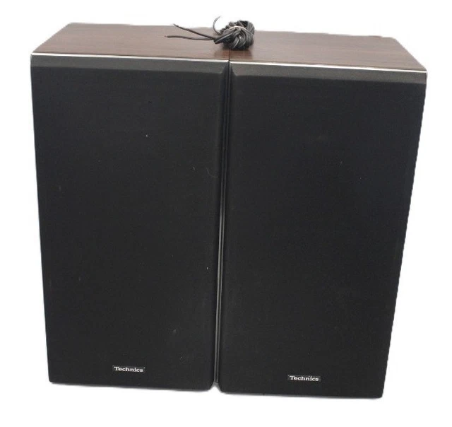 PAIR OF TECHNICS SB-R3 3 Way Speaker System Bookshelf Loudspeakers ...