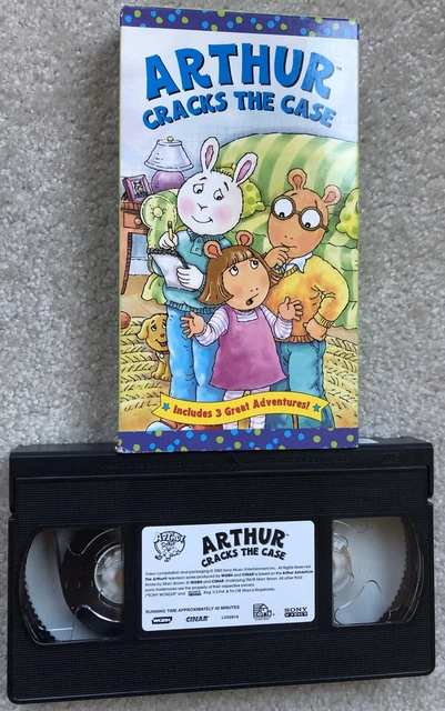 PBS KIDS ARTHUR Cracks the Case VHS DW, Buster, Binky, dessin animé ...