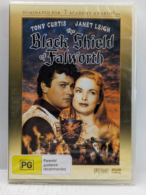THE BLACK SHIELD Of Falworth DVD Region 4 NTSC SEALED Tony Curtis Janet ...