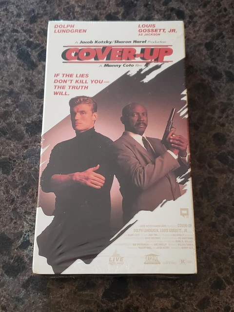 BRAND NEW COVER-UP (VHS; 1990) Dolph Lundgren RARE Sealed OOP ...