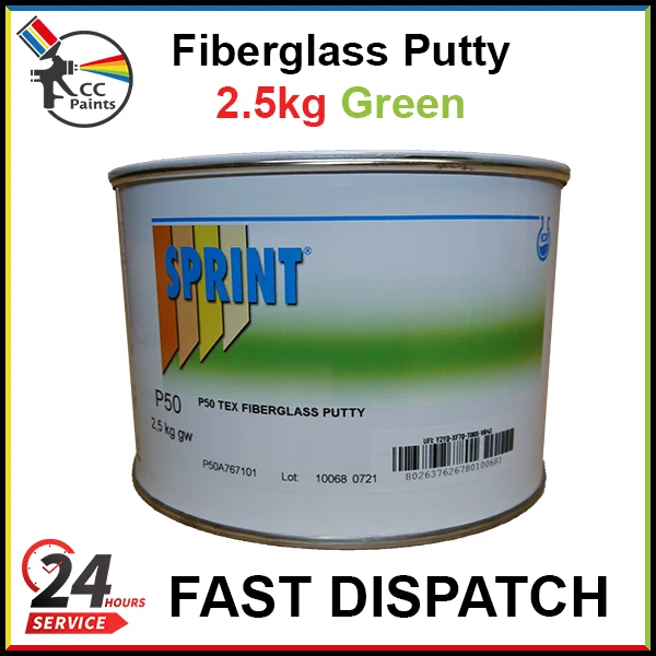 SPRINT CAR/BOAT FIBERGLASS Putty Compound P50-2.5kg (Isopon P40 ...