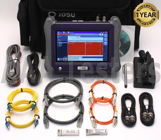 JDSU VIAVI T-BERD 5800 v2 10G Lan Wan 5822P Gigabit Ethernet Réseau ...