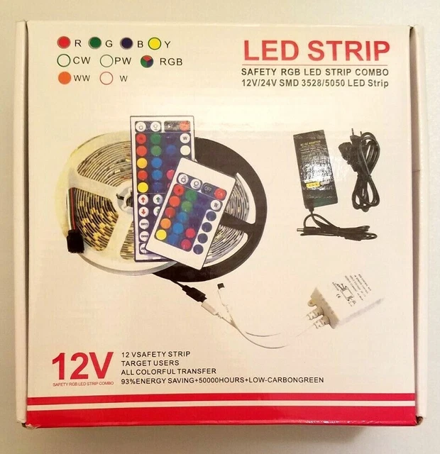 LED STRIP - Safety RGB Combo - 12V 24V - SMD 3528/5050 - B01JS298G2 ...