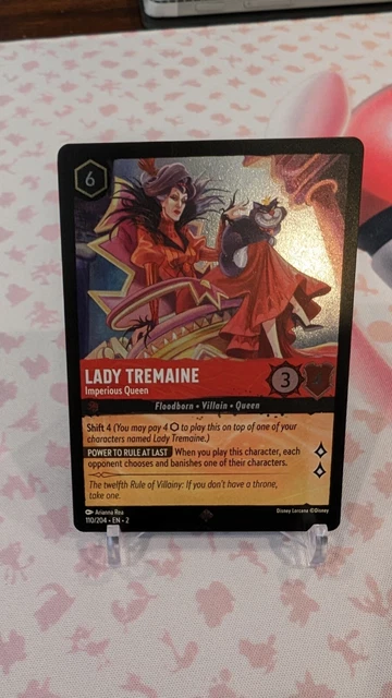 LORCANA - LADY Tremaine Imperious Queen 110/204 - Foil - Rise Of The ...