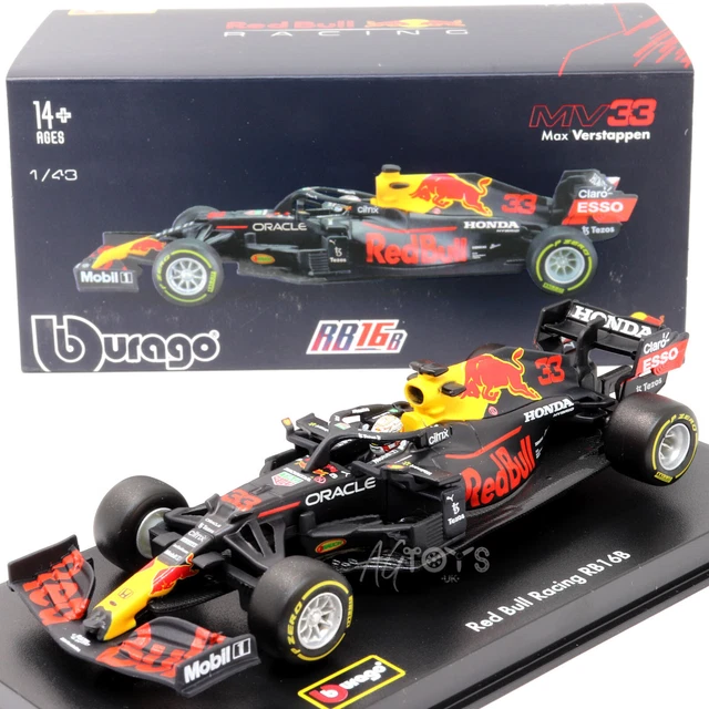 HONDA RED BULL RB16b 2021 #33 Max Verstappen F1 Formula 1 Modello Auto ...