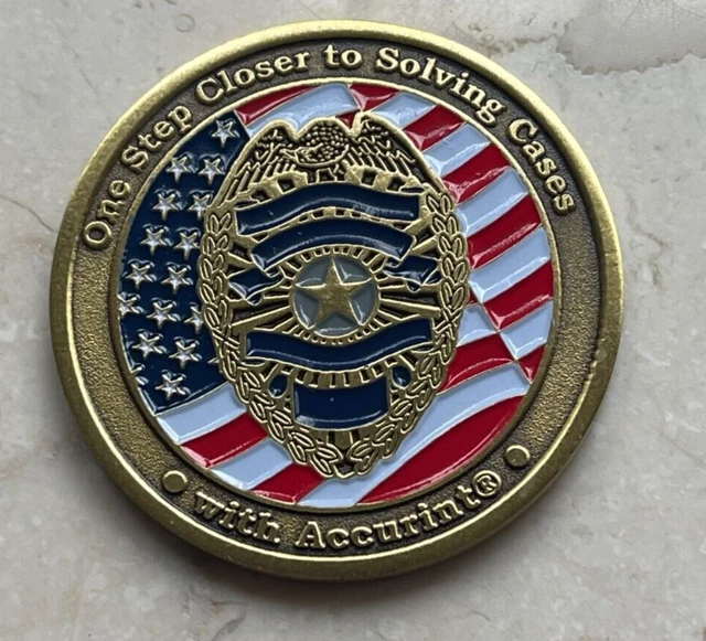 VINTAGE LEXISNEXIS ACCURINT Colorized Challenge Coin - JS £9.65 ...