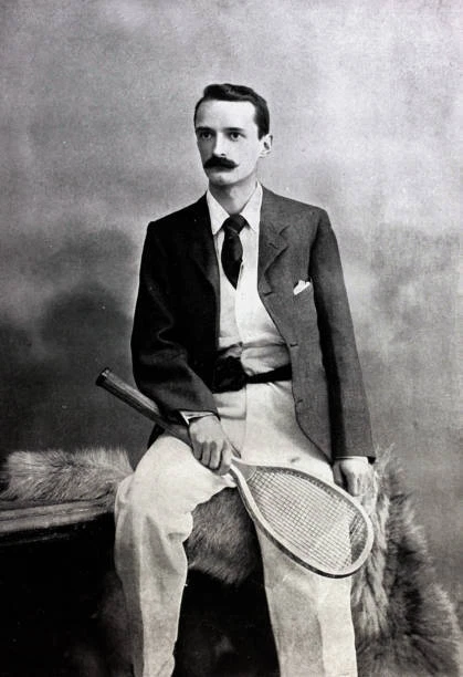TENNIS CIRCA 1896 Wilfred Baddeley The Wimbledon Mens Singles Old Photo ...
