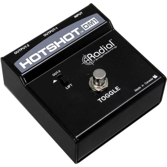 RADIAL ENGINEERING HOTSHOT DM-1 Dynamic Microphone Output Selector ...
