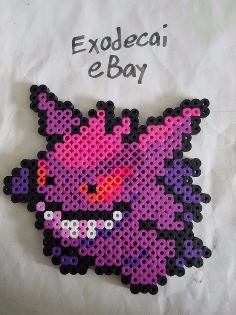 GENGAR POKEMON BEAD Sprite Perler Art Menu Icon EUR 9,44 - PicClick DE