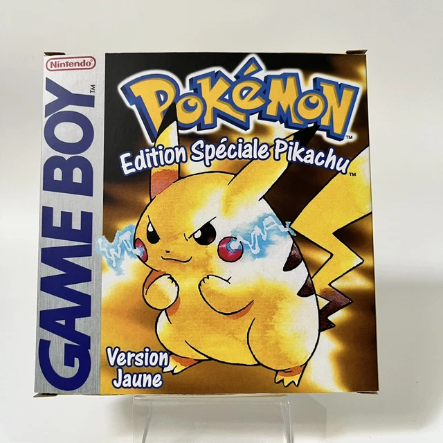 BOITE DE JEUX Pokemon Version Jaune Pikachu + Cale Plateau EUR 16,99 ...