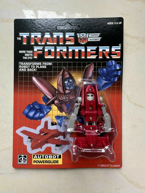 FIGURINE ARTICULÉE ANNÉES 80 Transformers G1 Powerglide Reissue neuve ...