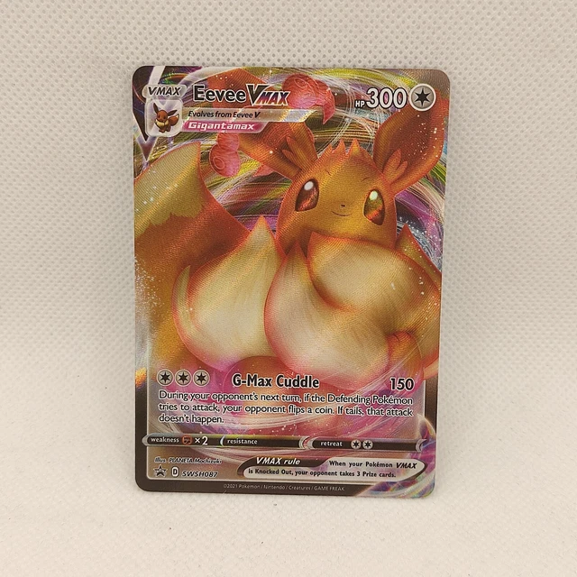 POKÉMON TCG - Eevee VMAX SWSH087 - Black Star Promos - Holo - SEALED ...