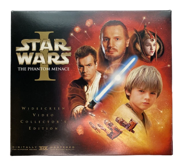 STAR WARS EPISODE 1 Phantom Menace VHS Widescreen Collector's Edition ... STAR WARS EPISODE 1 Phantom Menace VHS Widescreen Collector's Edition ...