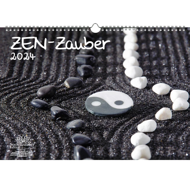 CALENDARIO ZEN - Magia DIN A3 per 2024 Feng Shui Yoga Rilassamento ...