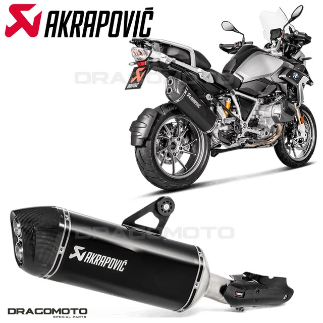 BMW R 1250 GS 2019-2023 Exhaust AKRAPOVIC Titanium Black S-B12SO23 ...