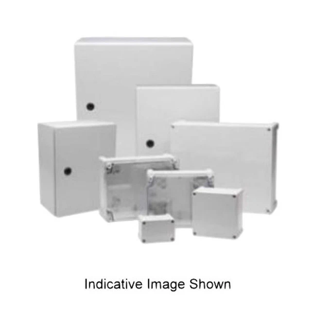 NHP ENCLOSURE MODULAR w/Opaque Lid Light Grey IP65 ABS 122 Wx90 Dx187 H ...