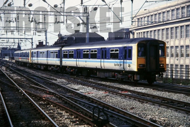 35MM SLIDE BR British Railways DMU Class 150 150221 1989 Manchester ...