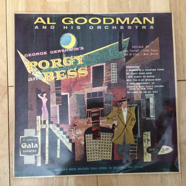 AL GOODMAN & George Gershwin's Porgy And Bess 12” Vinyl Lp Gala Glp 312 ...