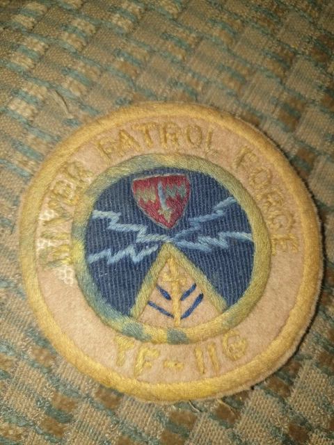 VIETNAM WAR PERIOD Task Force 116 PBR US Navy pocket Patches £25.00 ...