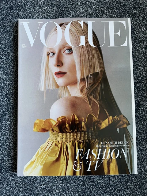 Vogue Magazine December 2022 Uk British Subscriber Issue Elizabeth Debicki Diana £1000 
