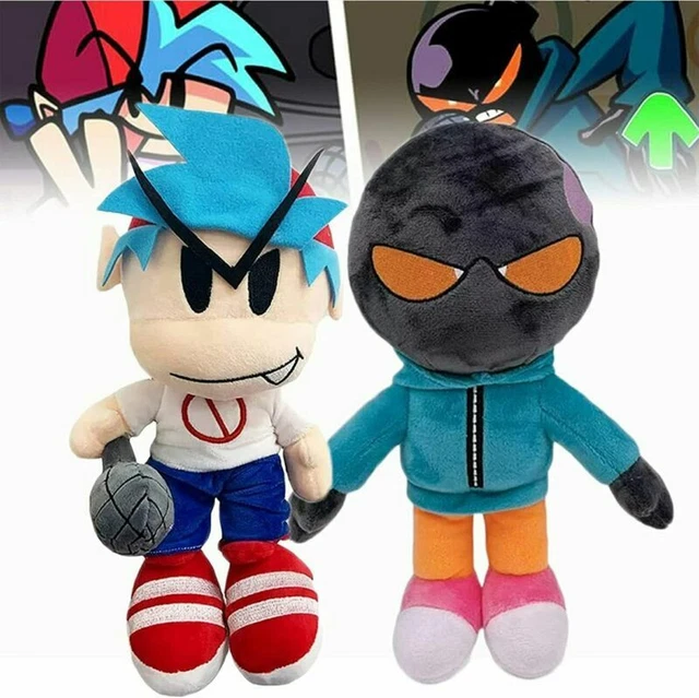 2PACK FRIDAY NIGHT Funkin Whitty and Boyfriend Plush Doll, FNF Soft ...