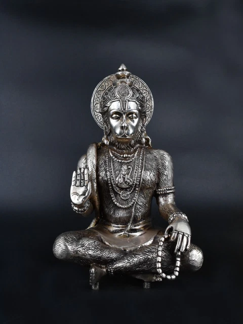 STATUE BAJRANG BALI Bajrang bali, idole, idole de la baleine blanche, idole d... EUR 187,38 ...