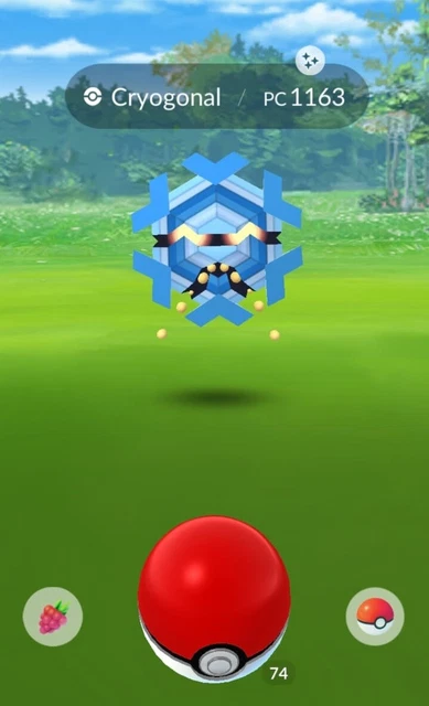 POKÉMON GO SHINY Cryogonal - Mini PTC 80K Stardust/Registered EUR 3,27 ...