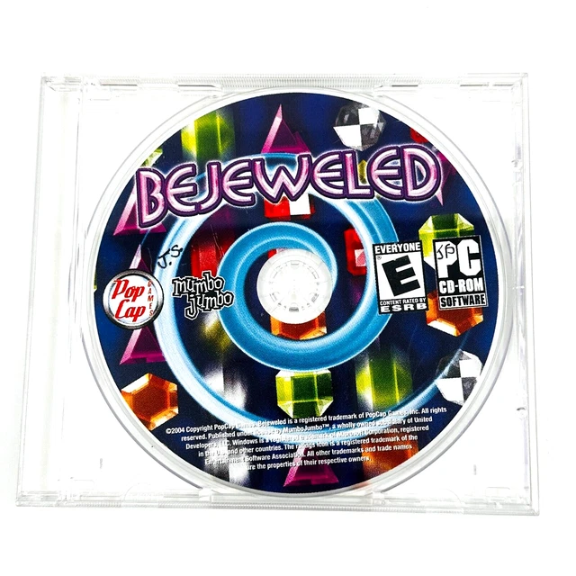 BEJEWELED PC CD Rom PopCap Games 2006 Windows 98/Me/2000/XP Vintage $7. ...
