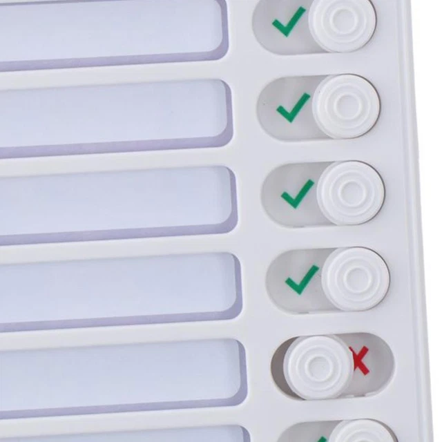 PLASTIC CHECKLIST BOARD Organize Chart Memo Check List Memo Board ...