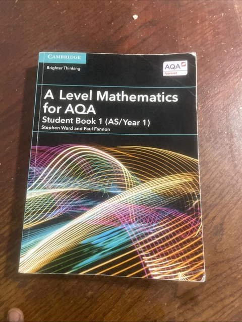 CAMBRIDGE AQA A-LEVEL Mathematics Textbook Year 1 £16.15 - PicClick UK