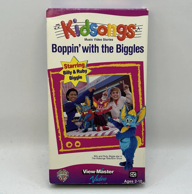 KIDSONGS: BOPPIN WITH the Biggles VHS Tape 1985 Video View Master Sing ...