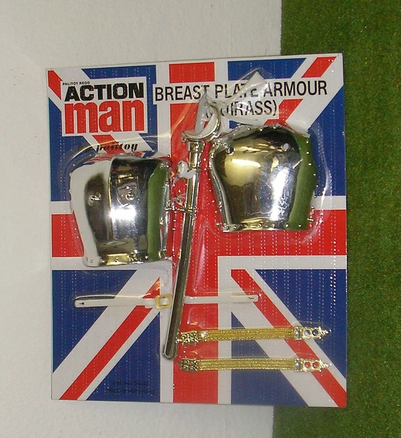VINTAGE ACTION MAN 40th CARDED BREAST PLATE ARMOUR (CUIRASS) FOR ...
